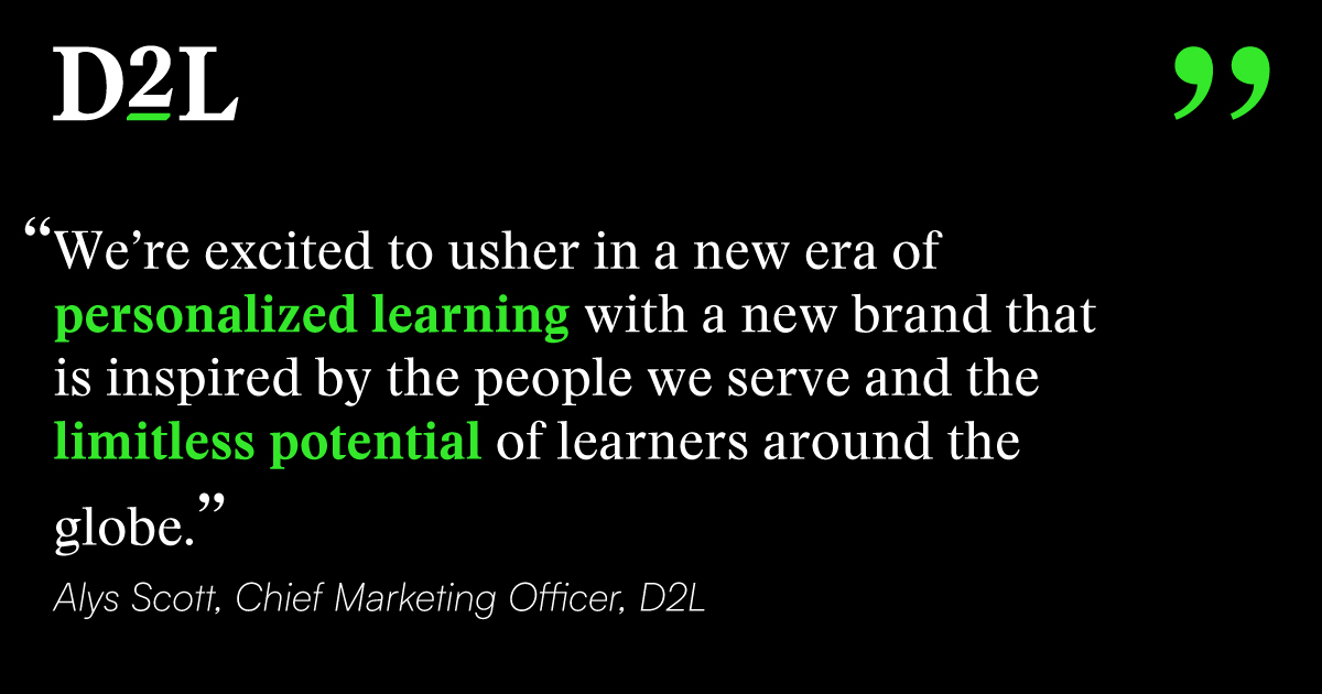 D2L Unveils New Brand | Press Release | D2L