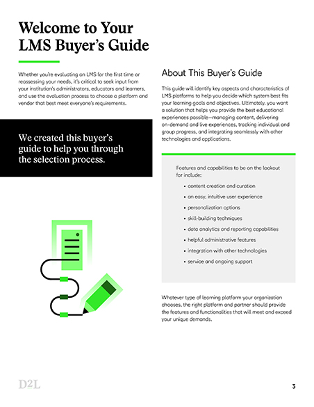Find the Right Learning Management System (LMS) | D2L