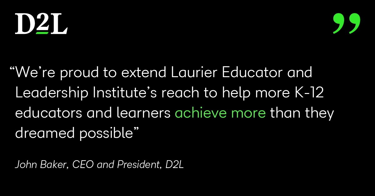 D2L Launches 8 MOOC Courses to Help Upskill K-12 Teachers Worldwide ...