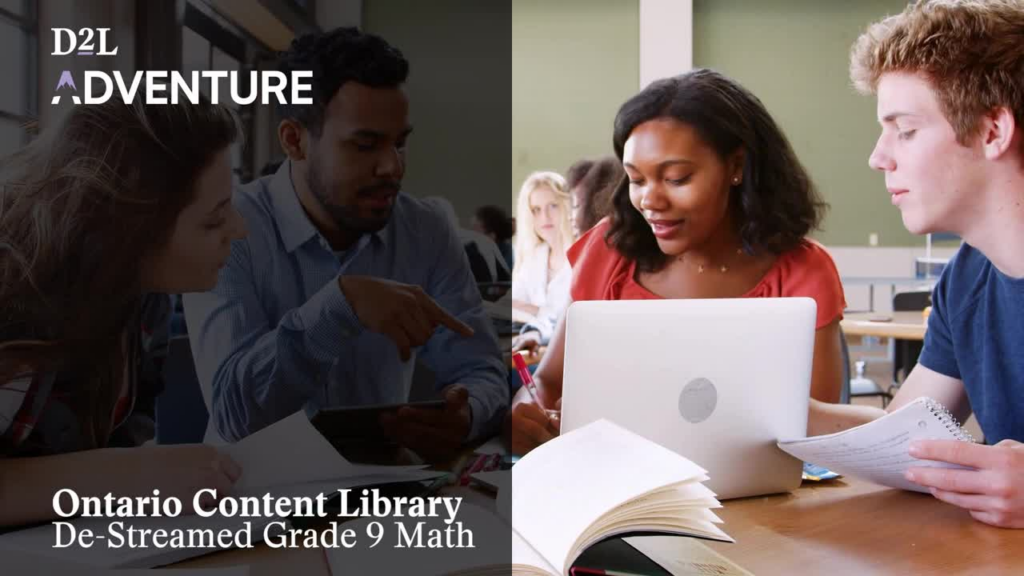 De-streamed Grade 9 Ontario Math | D2L