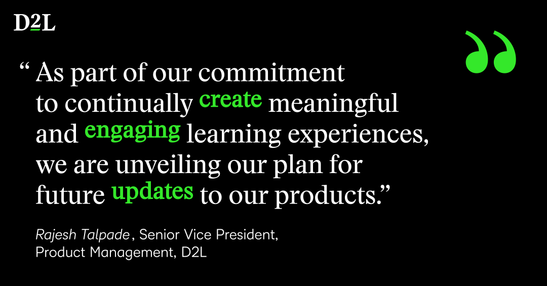 D2L 2023 Product Roadmap Now Available | Press Release | D2L