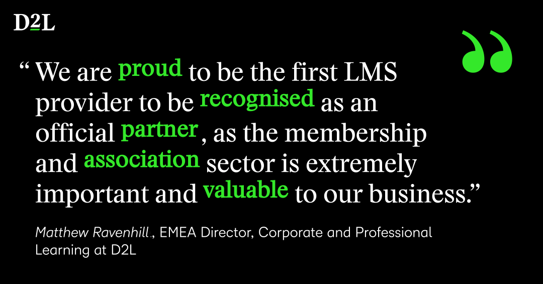 D2L Becomes First Official LMS Provider Partner for MemberWise | Press ...