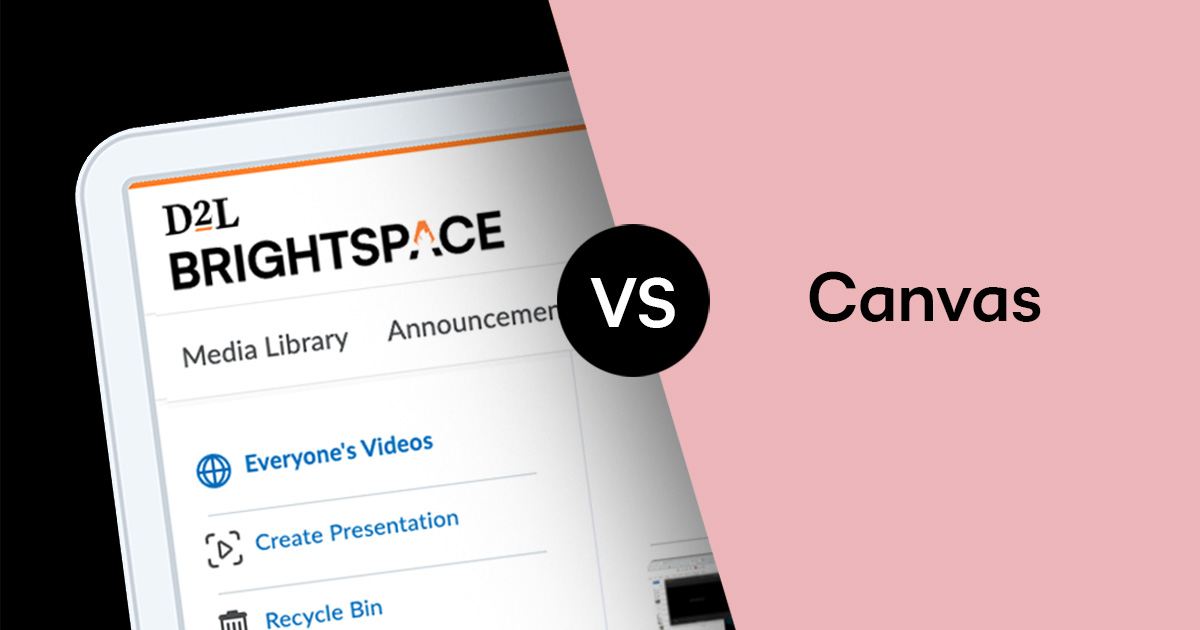 Canvas Alternative | D2L Brightspace Vs. Canvas | D2L