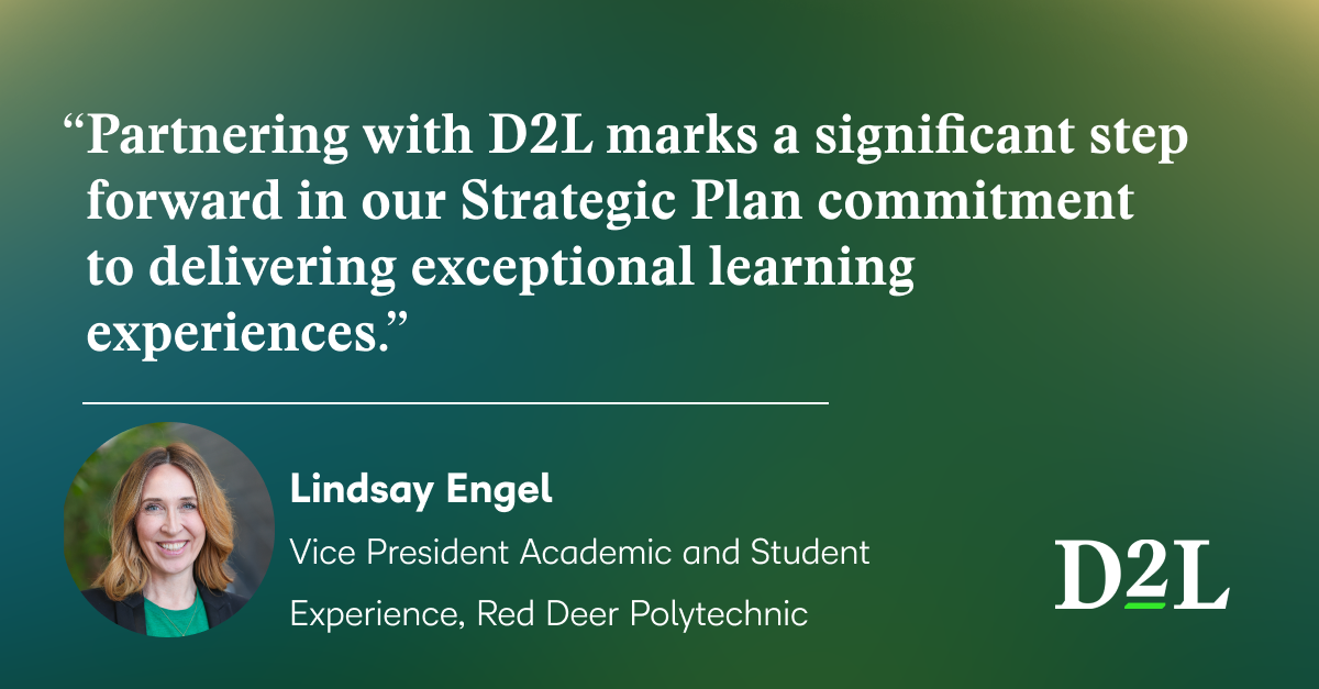 Red Deer Polytechnic Selects D2L to Deliver More Modern Learning ...